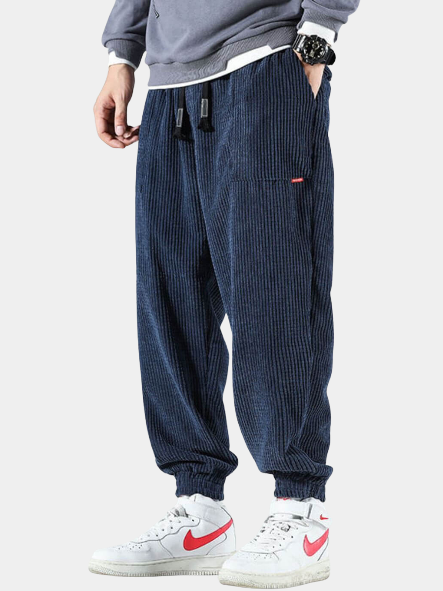 Pantalon De Jogging En Velours Côtelé Pour Homme – Laurent Monaco